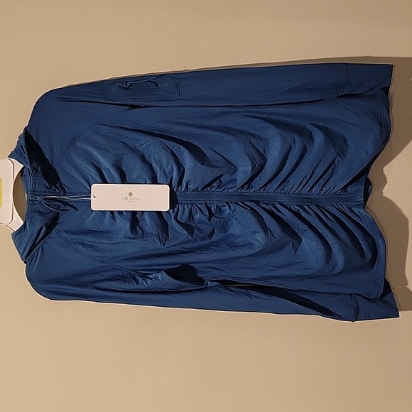 CRZ YOGA | Jackets & Coats | Nwt Crz Yoga Full Zip Lightweight Ruched ...